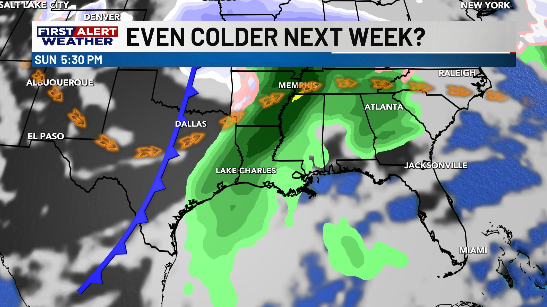 First Alert Forecast: Significantly colder weather arrives next week