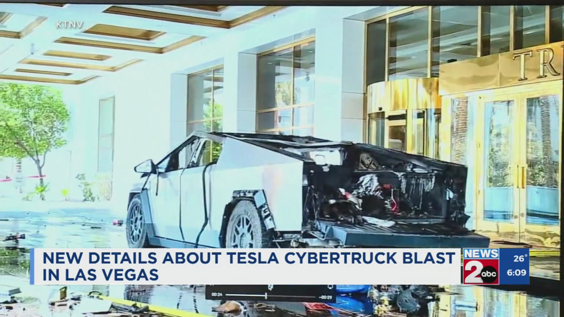 1 dead, 7 injured in Tesla explosion outside Trump's Las Vegas hotel 1 dead, 7 injured in Tesla explosion outside Trump's Las Vegas hotel