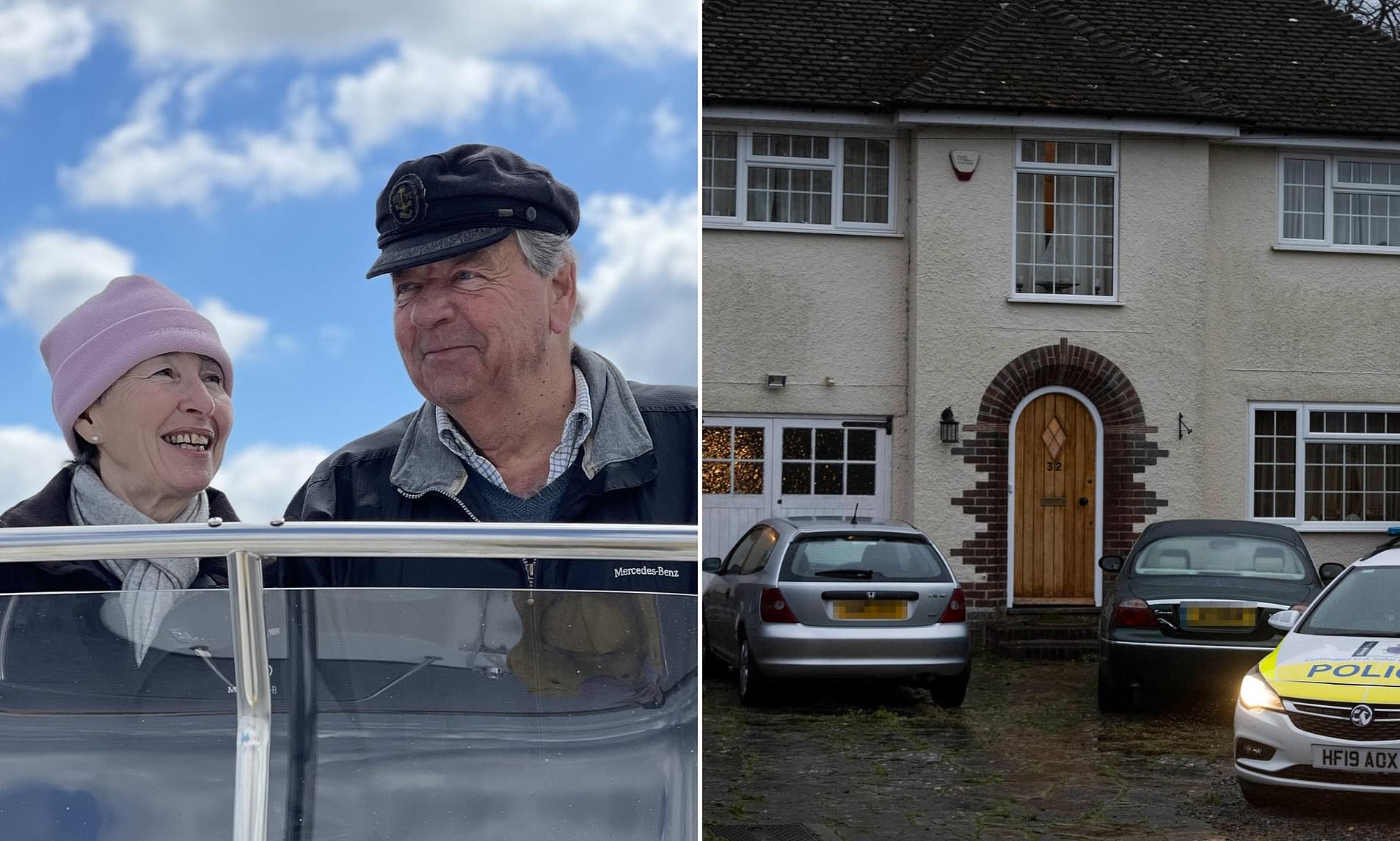 Pictured: Elderly couple found dead at their home on New Year's Eve