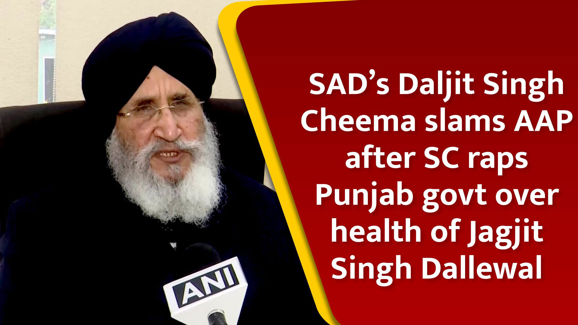 SAD’s Daljit Singh Cheema slams AAP after SC raps Punjab govt over ... SAD’s Daljit Singh Cheema slams AAP after SC raps Punjab govt over ...