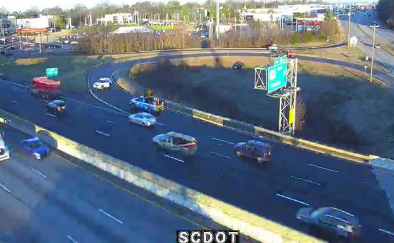 Ramp to Laurens Road off I-85 South reopens