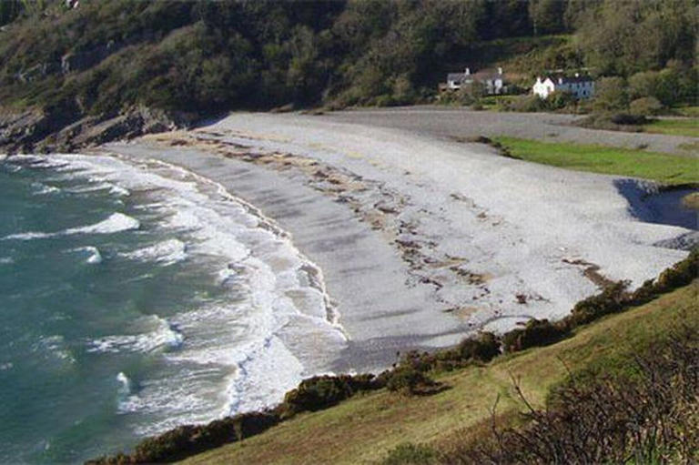 Really weird, hard to reach beach which is just plain odd