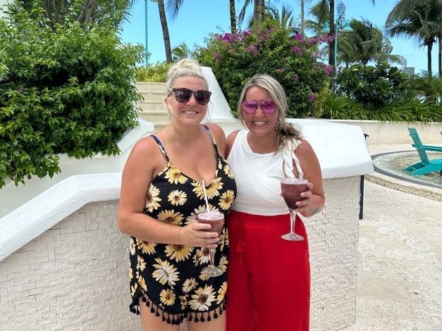 I went to an all-inclusive resort with my best friend's family. I didn ...