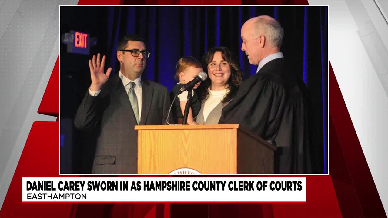 Daniel Carey sworn in as Hampshire county Clerk of Courts