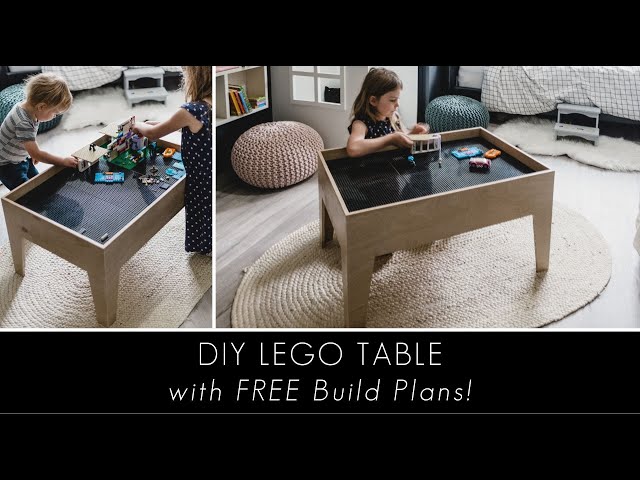 DIY Lego Table from ONE Sheet of Plywood - FREE Build Plans
