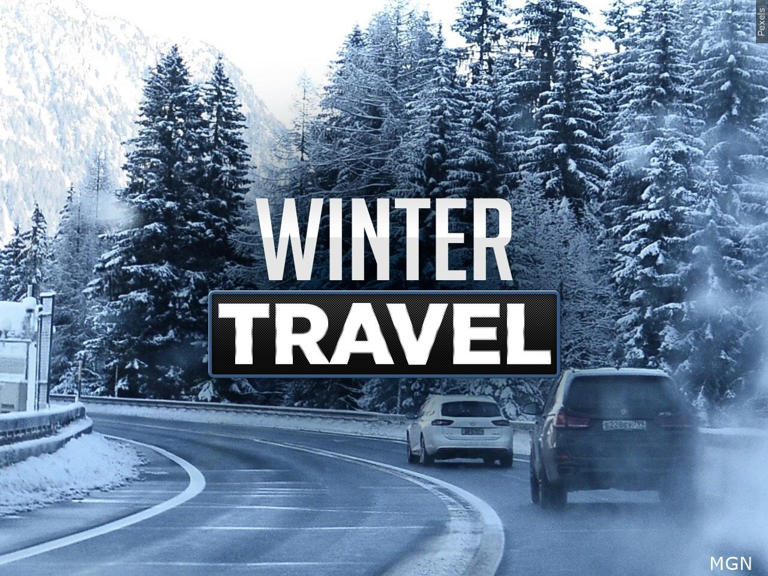 Icy, snow-packed roads leading to treacherous driving conditions ... Icy, snow-packed roads leading to treacherous driving conditions ...