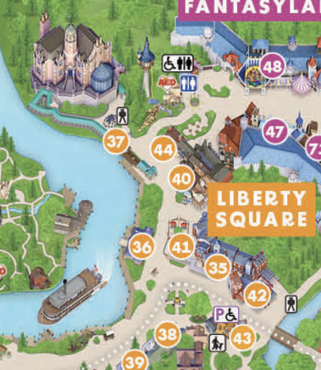 2025 Magic Kingdom Map - Walt Disney World