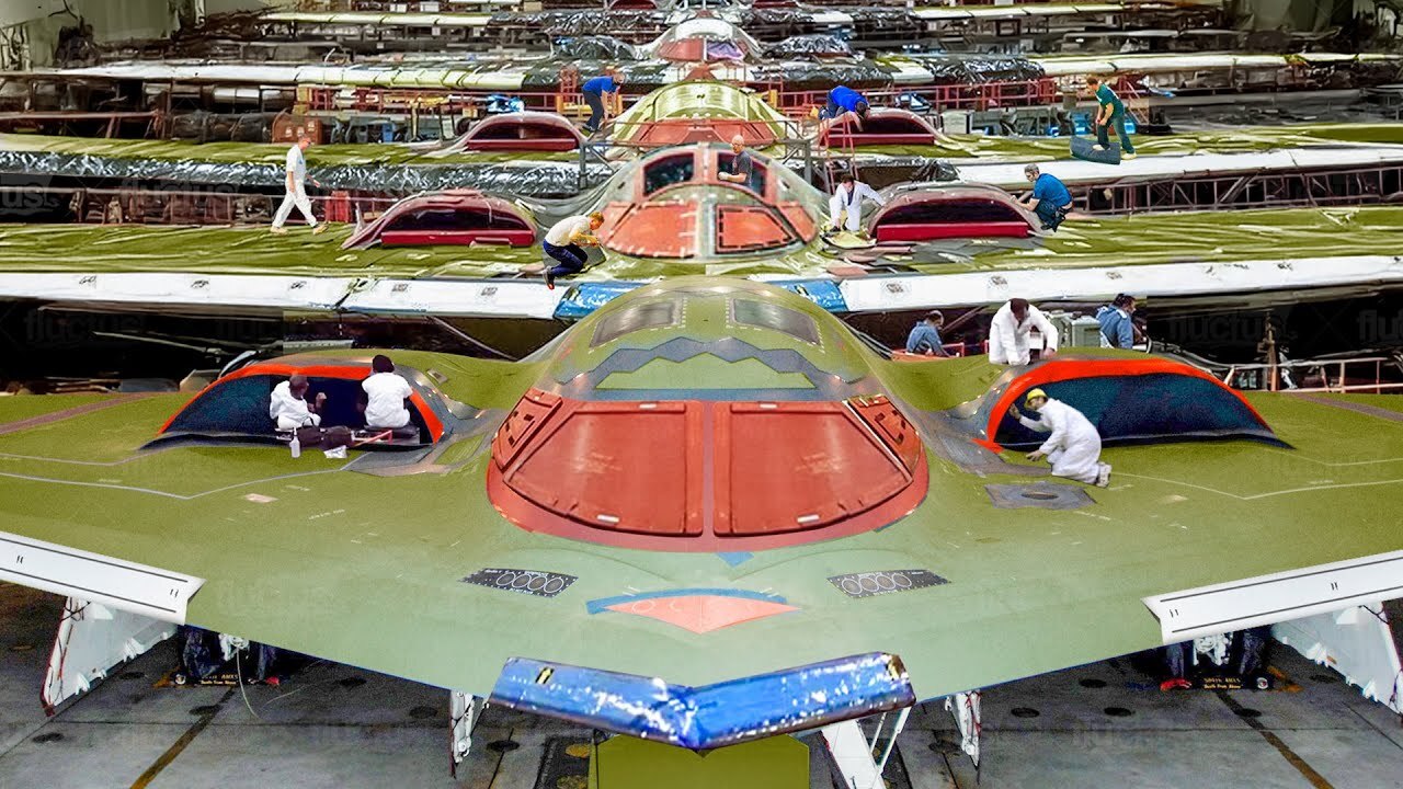Inside the construction of the US Air Force's costliest stealth bomber