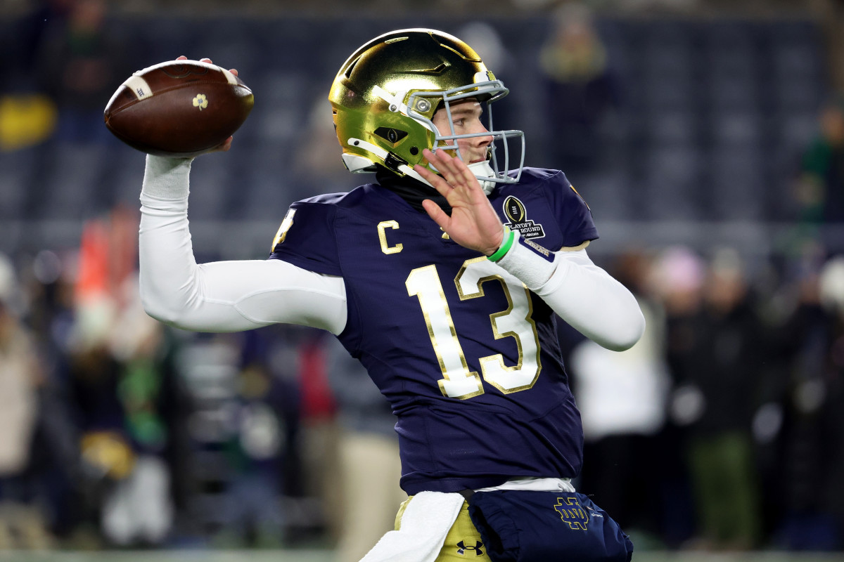 Riley Leonard's Girlfriend Sends Message to Notre Dame QB Before Sugar Bowl