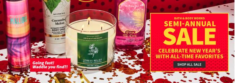 Bath & Body Works 2025 Semi-Annual Sale is Here! Save up to 75% Off on ...