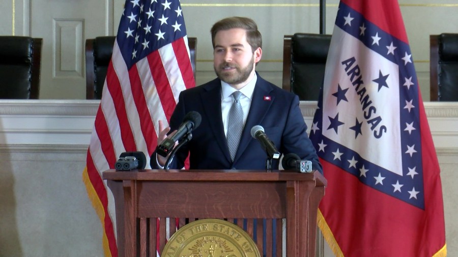 Cole Jester takes oath as new Arkansas secretary of state