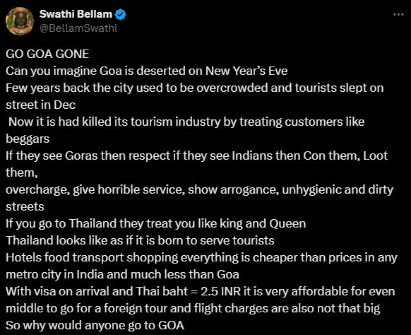 All Goa hotels full: Chief Minister says influencers sending wrong message