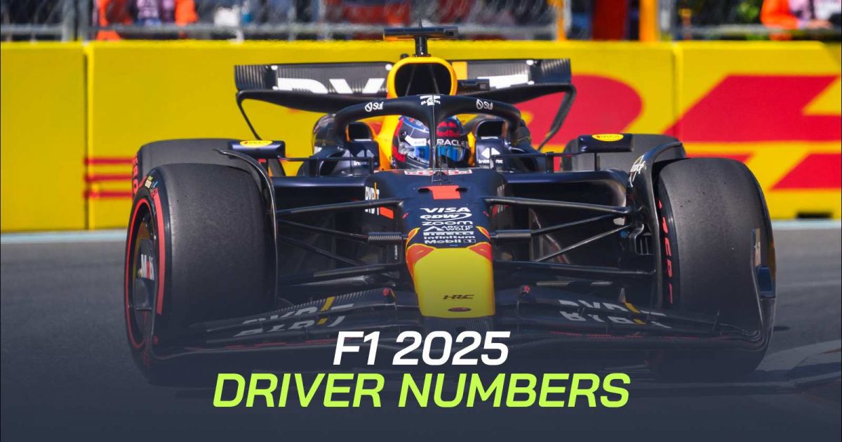F1 driver numbers: Which numbers will the drivers be using in 2025 and why?
