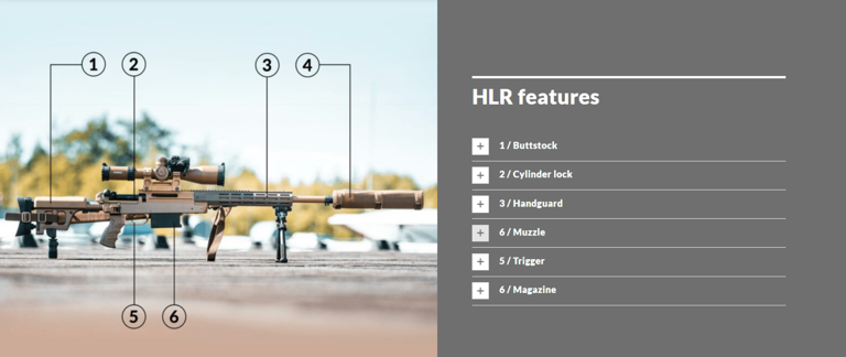 Ukraine receives long-range HLR 338 rifles from Germany