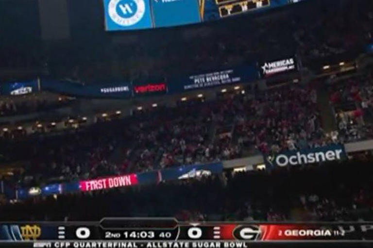ESPN's innovative Sugar Bowl broadcast suffers humiliating malfunction