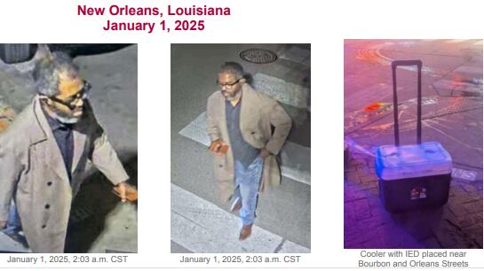 FBI releases photos of terror suspect and explosives packed in cooler ...