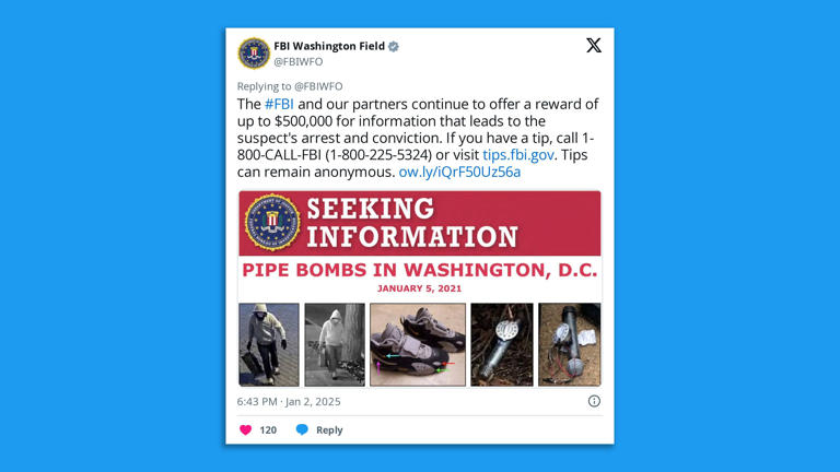 FBI shares new details on person suspected of planting pipe bombs in D ...