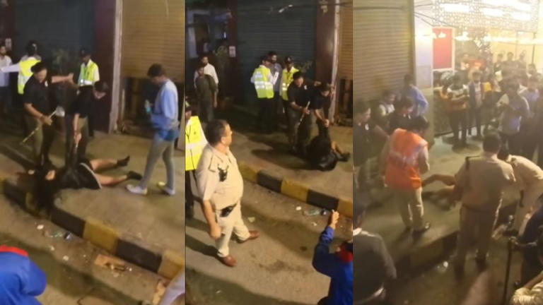 Drunk On New Year's Eve, Bengaluru Woman Falls On Footpath & Kicks Lady ...