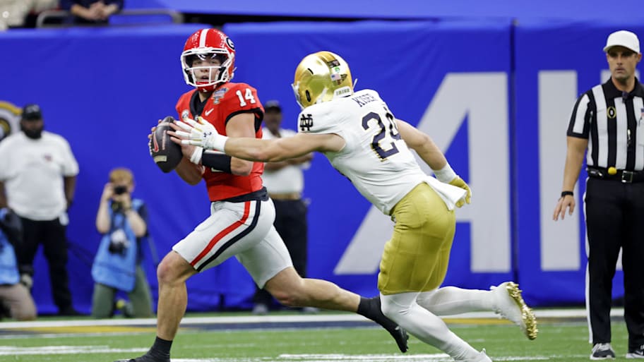 HALFTIME: Georgia Offense Struggling Early Against Notre Dame