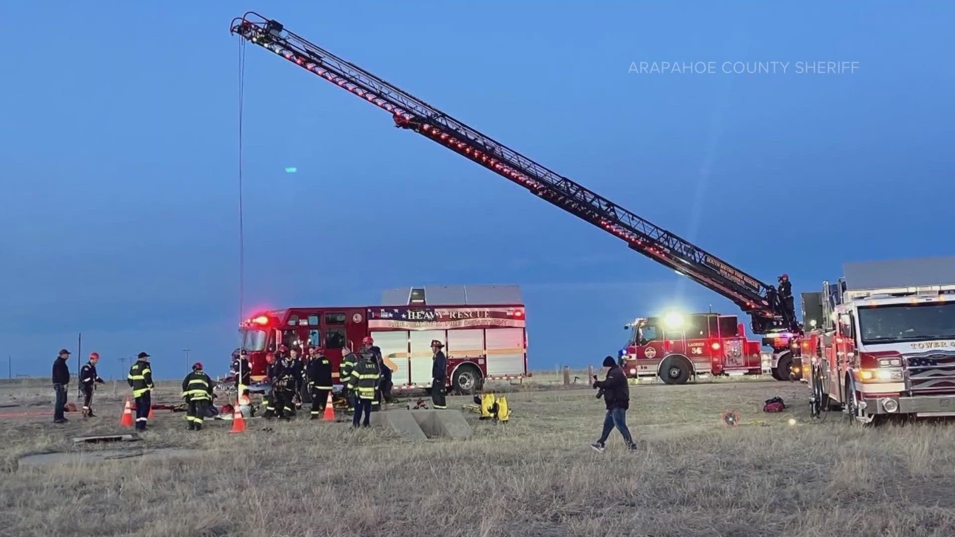 Fire crews rescue teen who fell about 30 feet into abandoned missile ...