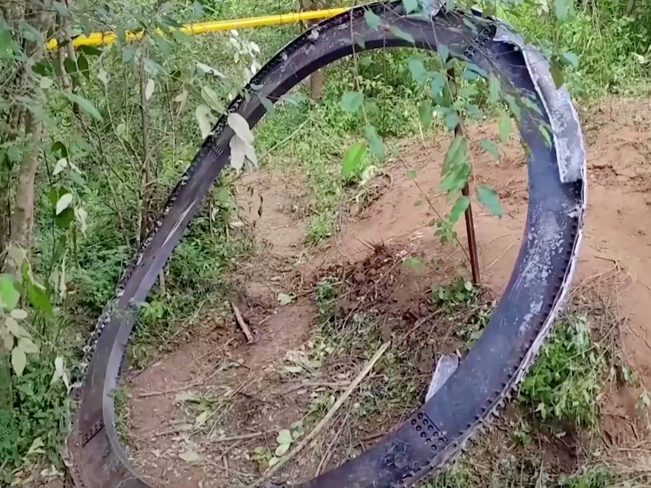 Photos show the 1,000 pounds of space debris that crash landed in Kenya ...