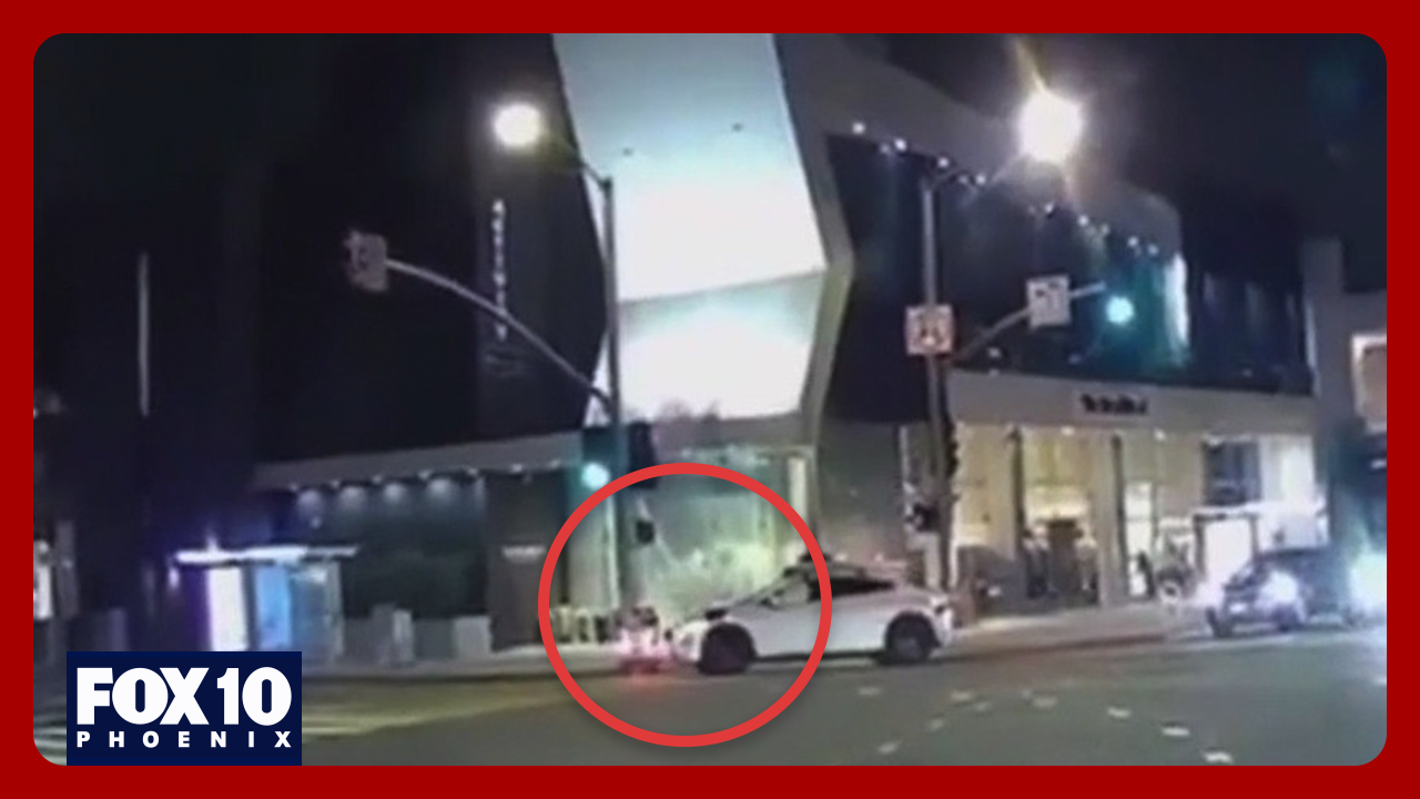 Robot versus robot: Crash seen in Los Angeles