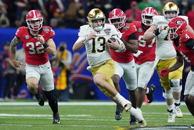 Notre Dame beats Georgia in College Football Playoff game Notre Dame beats Georgia in College Football Playoff game
