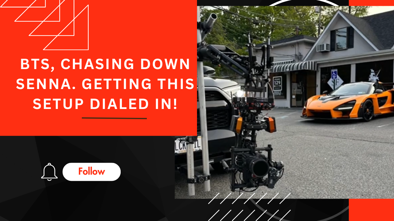 BTS, chasing down Senna. Getting this setup dialed in!