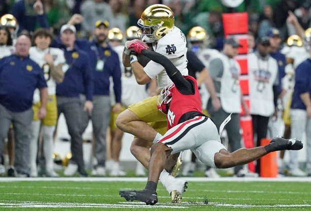 Notre Dame beats Georgia in College Football Playoff game Notre Dame beats Georgia in College Football Playoff game