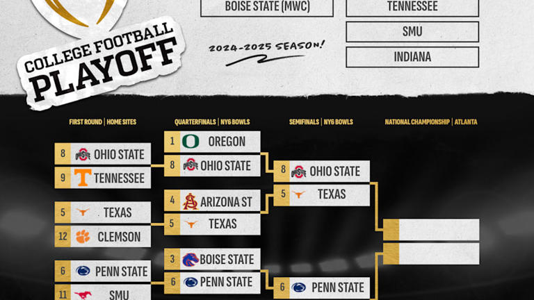 Updated College Football Playoff bracket after Notre Dame ousts Georgia ...