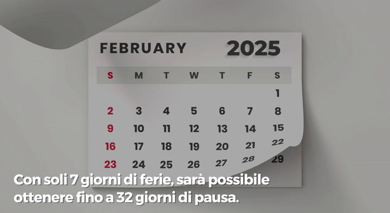 Ponti e vacanze 2025: come sfruttare al meglio i giorni di ferie