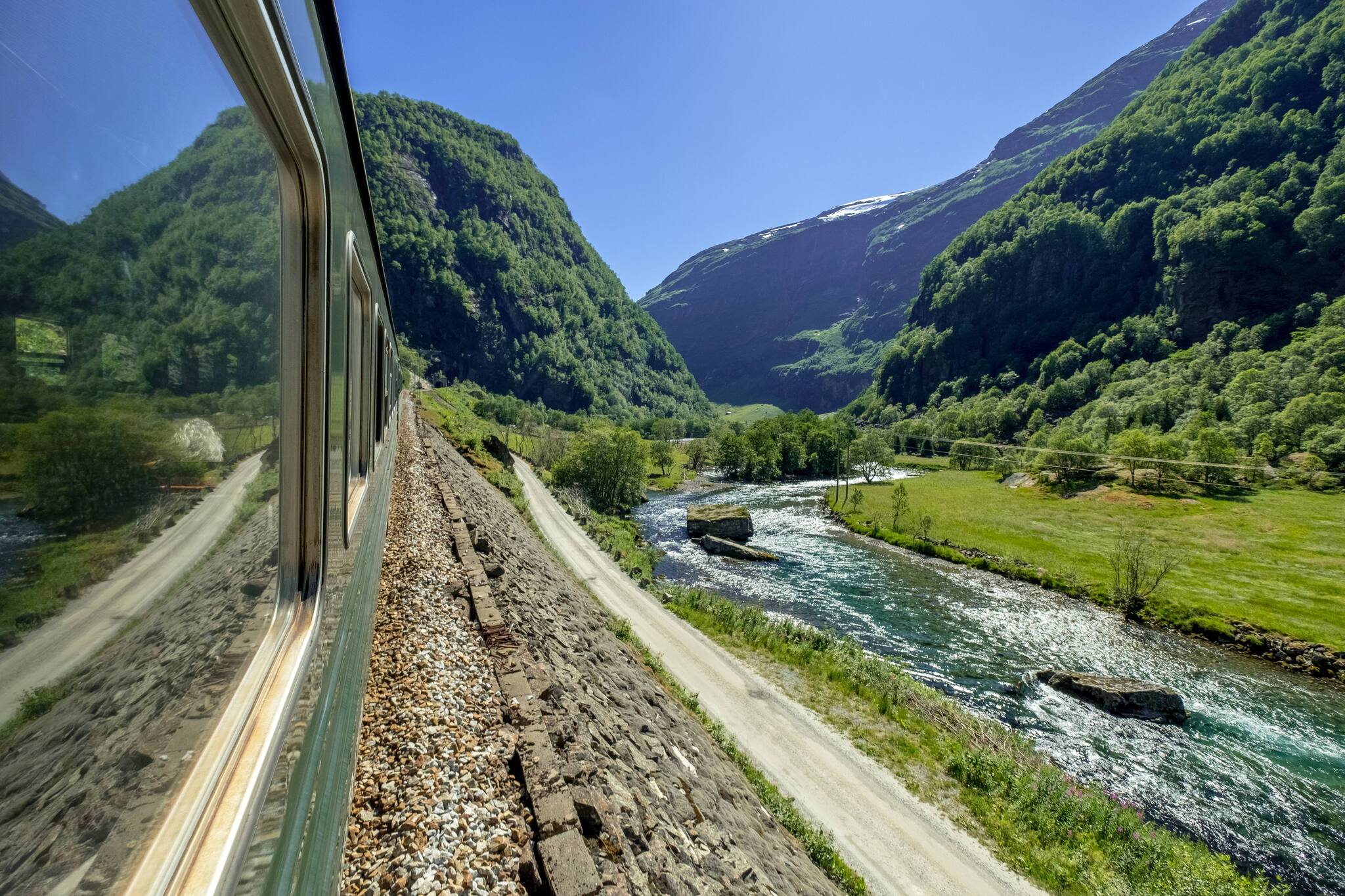Flambahn: Eine der schönsten Zugstrecken der Welt führt durch Norwegen