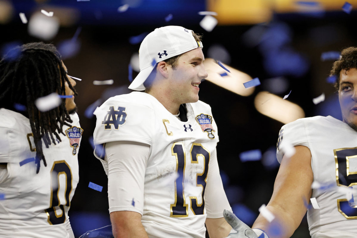 Riley Leonard’s Basketball Highlights Resurface Ahead of CFP National ...