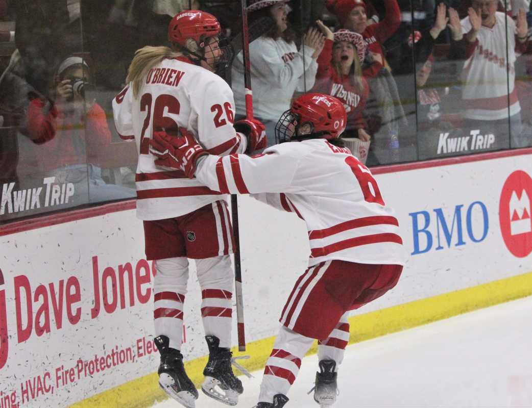 Wisconsin Women's Hockey: Casey O'Brien Punches Ticket to WCHA Final ...