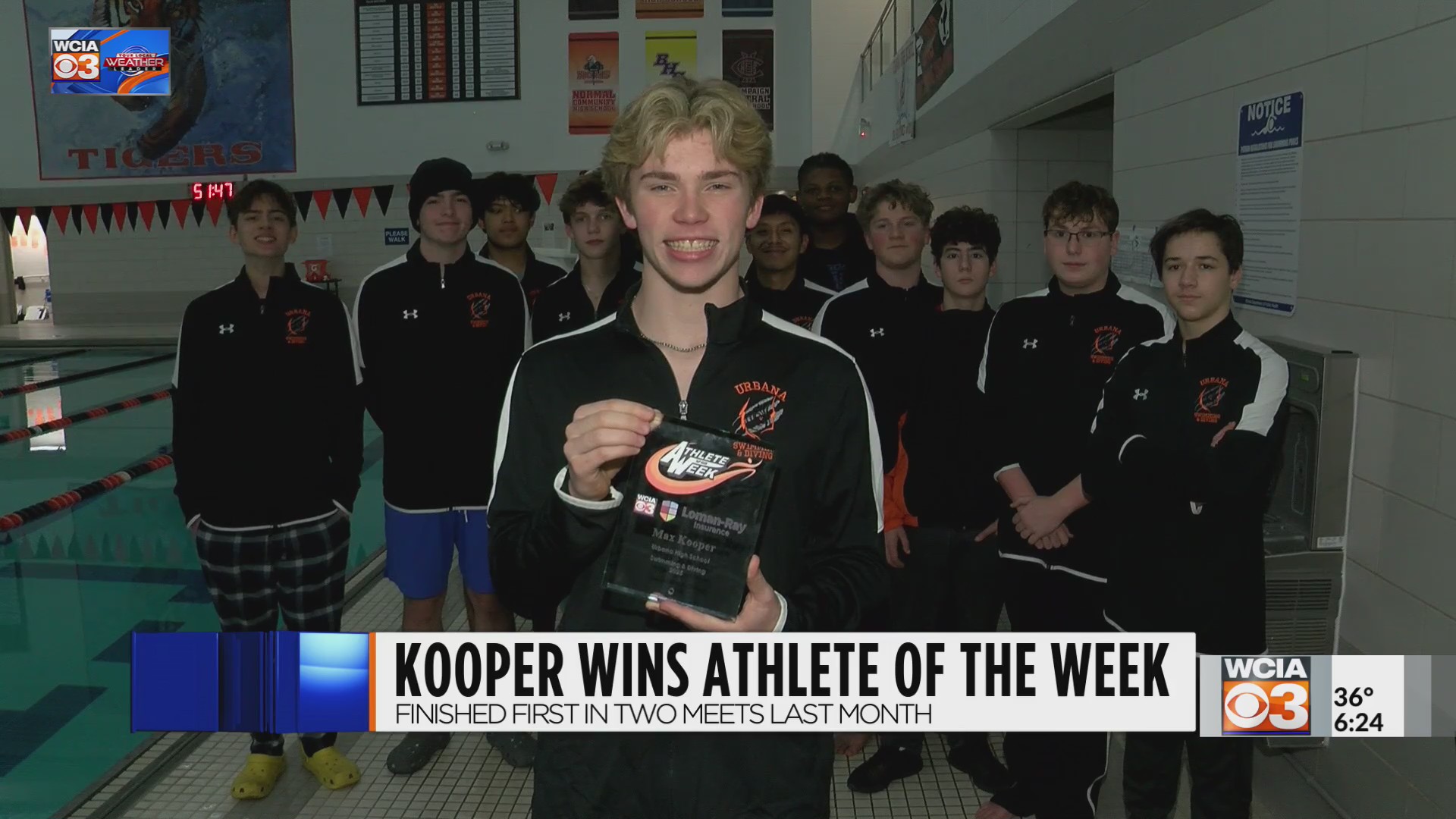 Urbana's Kooper wins Athlete of the Week