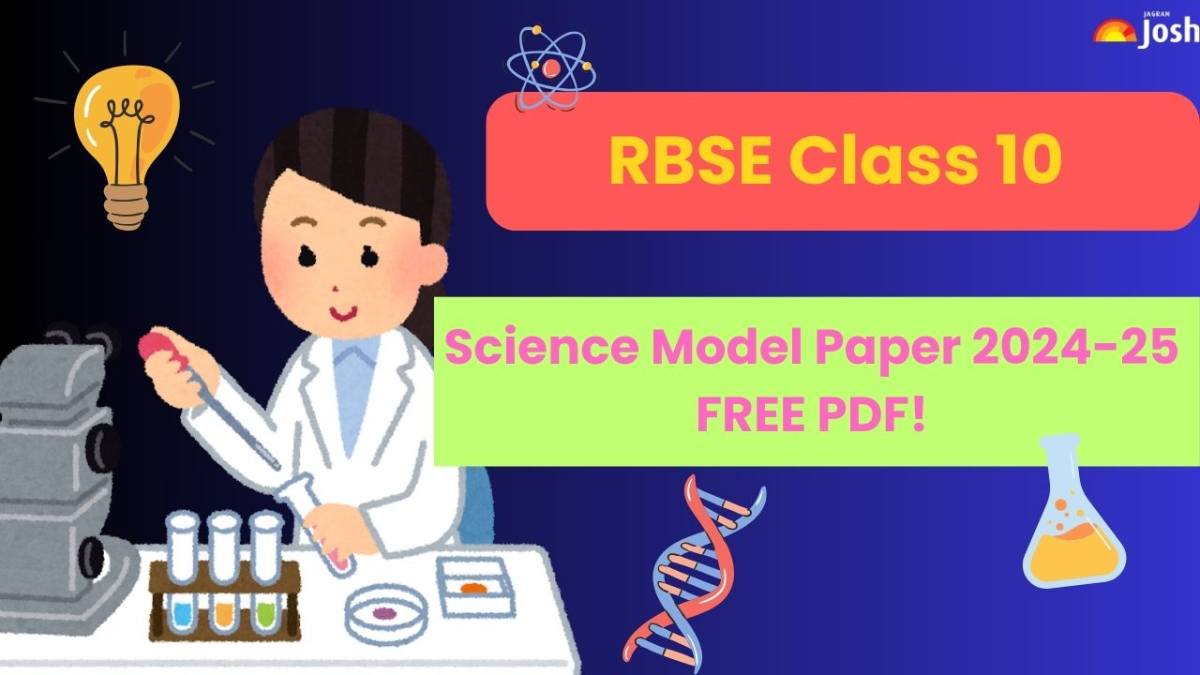 RBSE Class 10 Science Model Paper 2024-25: Download Free PDF