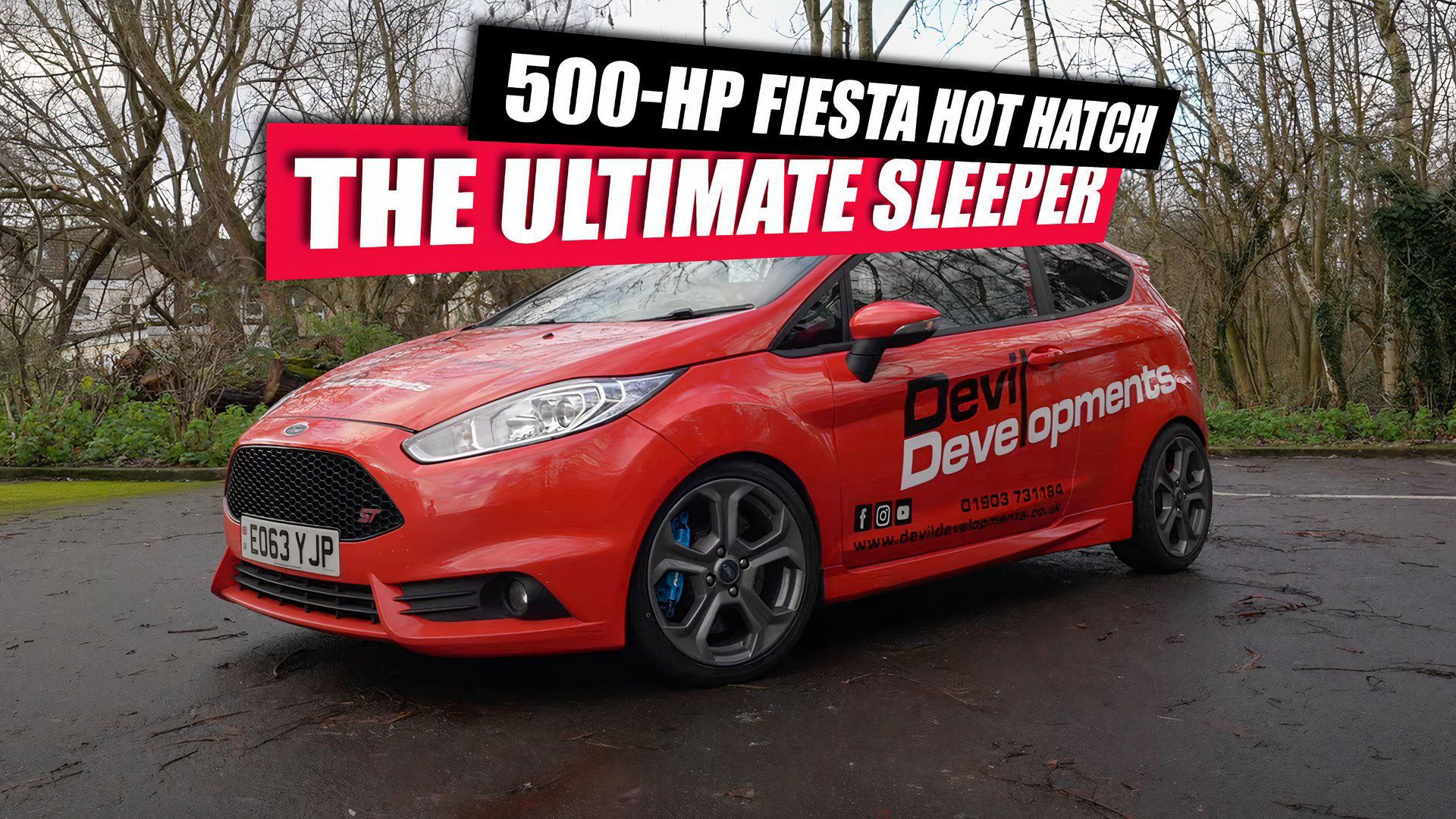 Ford Fiesta ST Gets 500 Horsepower EcoBoost Engine Swap Ford Fiesta ST Gets 500 Horsepower EcoBoost Engine Swap