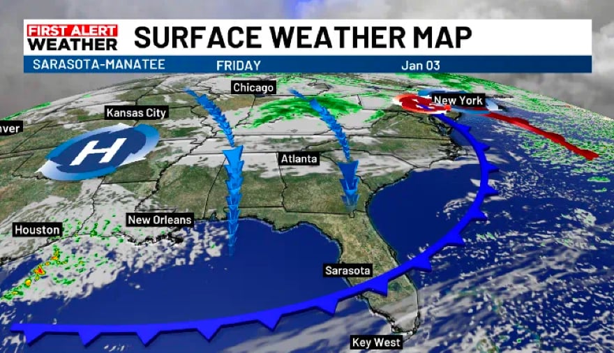 First Alert Weather: Another cold front today brings us a cool Saturday