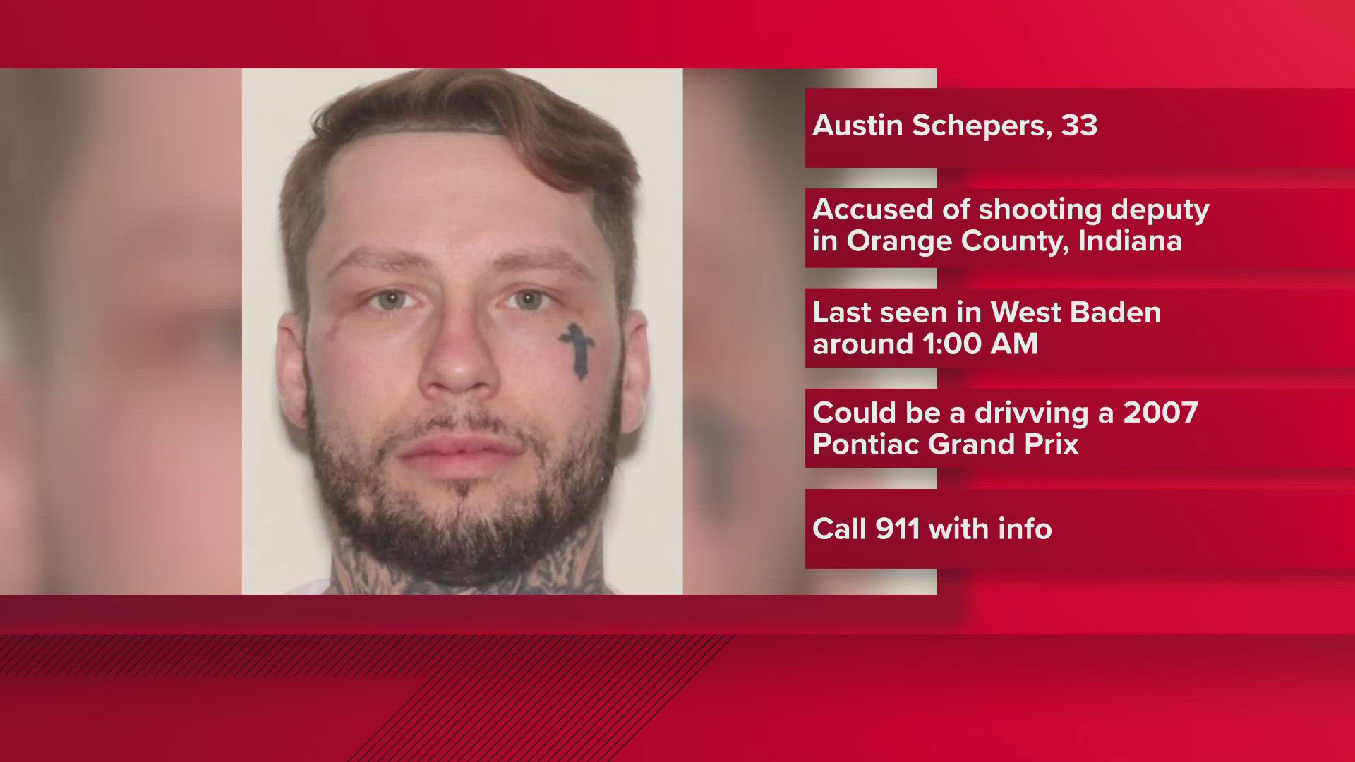 Indiana State Police launch statewide manhunt for man wanted in officer ... Indiana State Police launch statewide manhunt for man wanted in officer ...