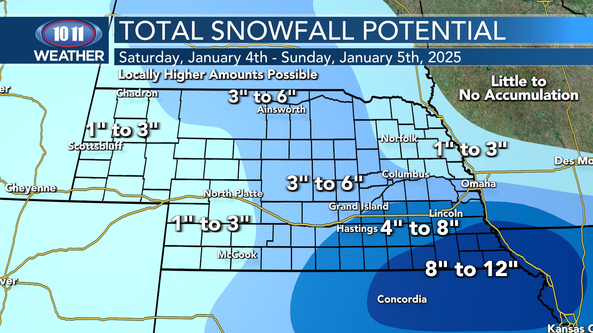 Weather Alert Days: Winter storm arrives Saturday afternoon and ...
