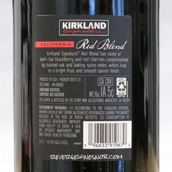 Kirkland Signature California red blend 1.5 liter review