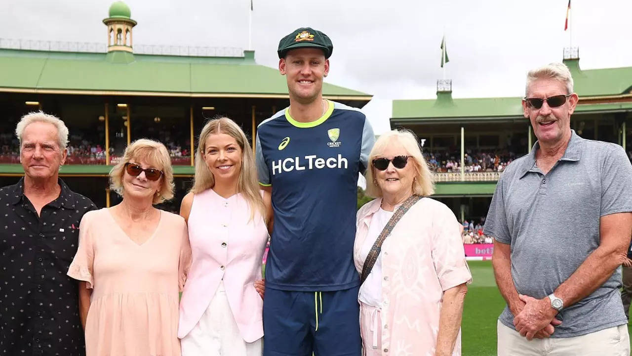 Dog sitter needed! Ahead of debut vs India, Beau Webster's parents ...