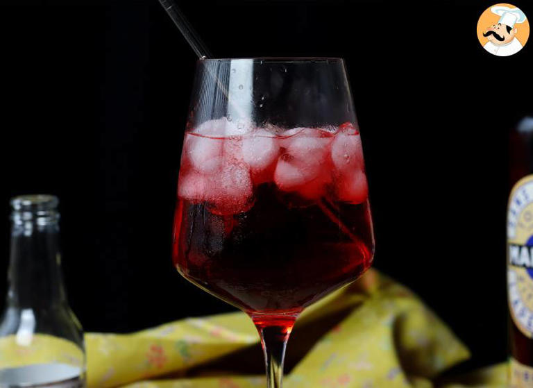 Martini tonic mocktail, the fresh, fruity alcohol-free cocktail!