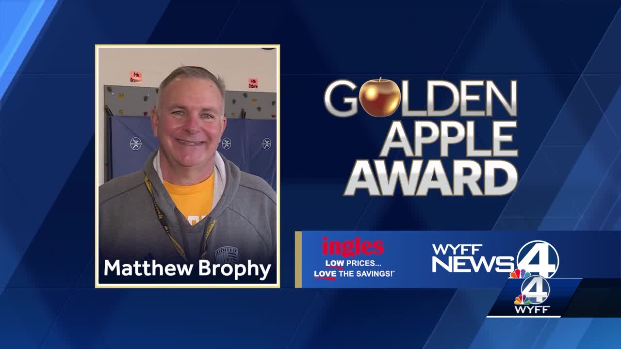 Golden Apple Award winner: Matthew Brophy