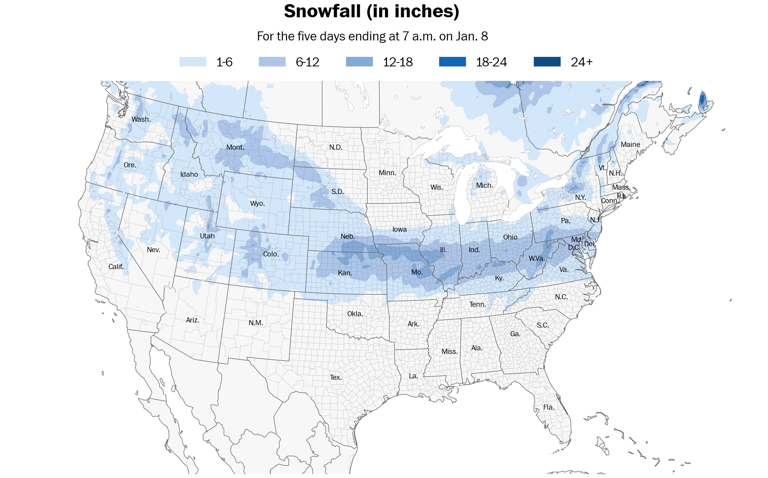 The first major winter storm of the season will bring heavy snow and ...