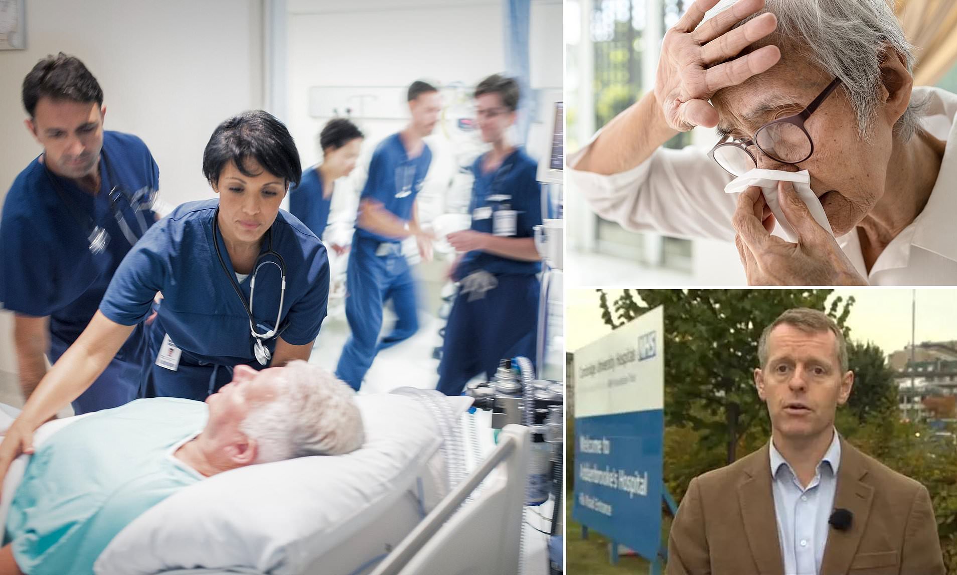 A&E departments besieged amid surge in flu admissions and sick bugs