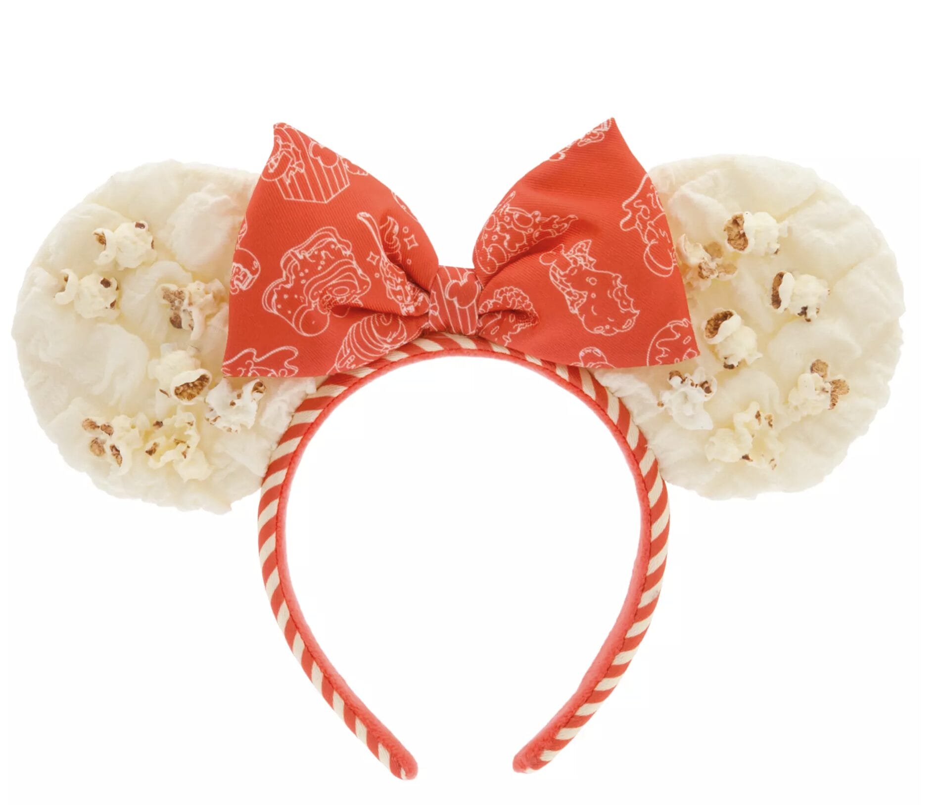 Look What Popped Up! Minnie Mouse Popcorn Ear Headband Now Available