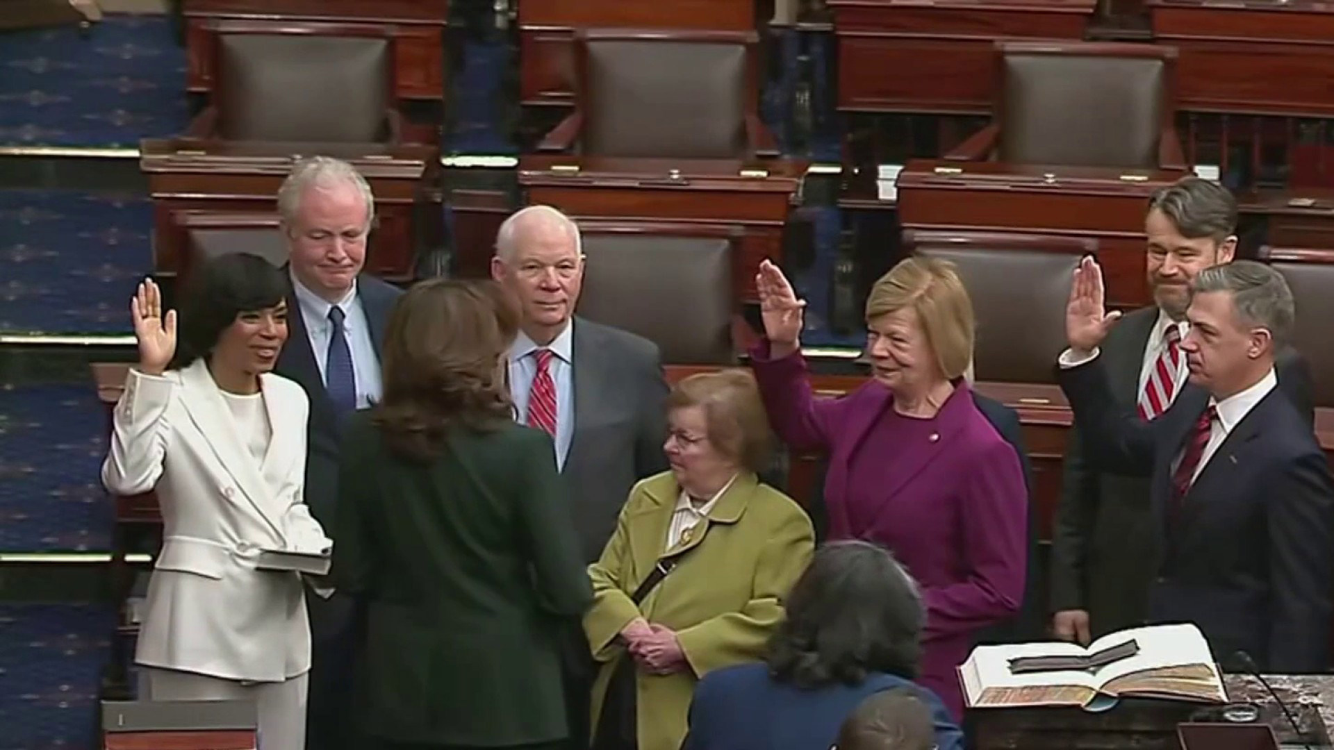 ‘Day of joy': Alsobrooks sworn in as Maryland's first Black US senator ‘Day of joy': Alsobrooks sworn in as Maryland's first Black US senator