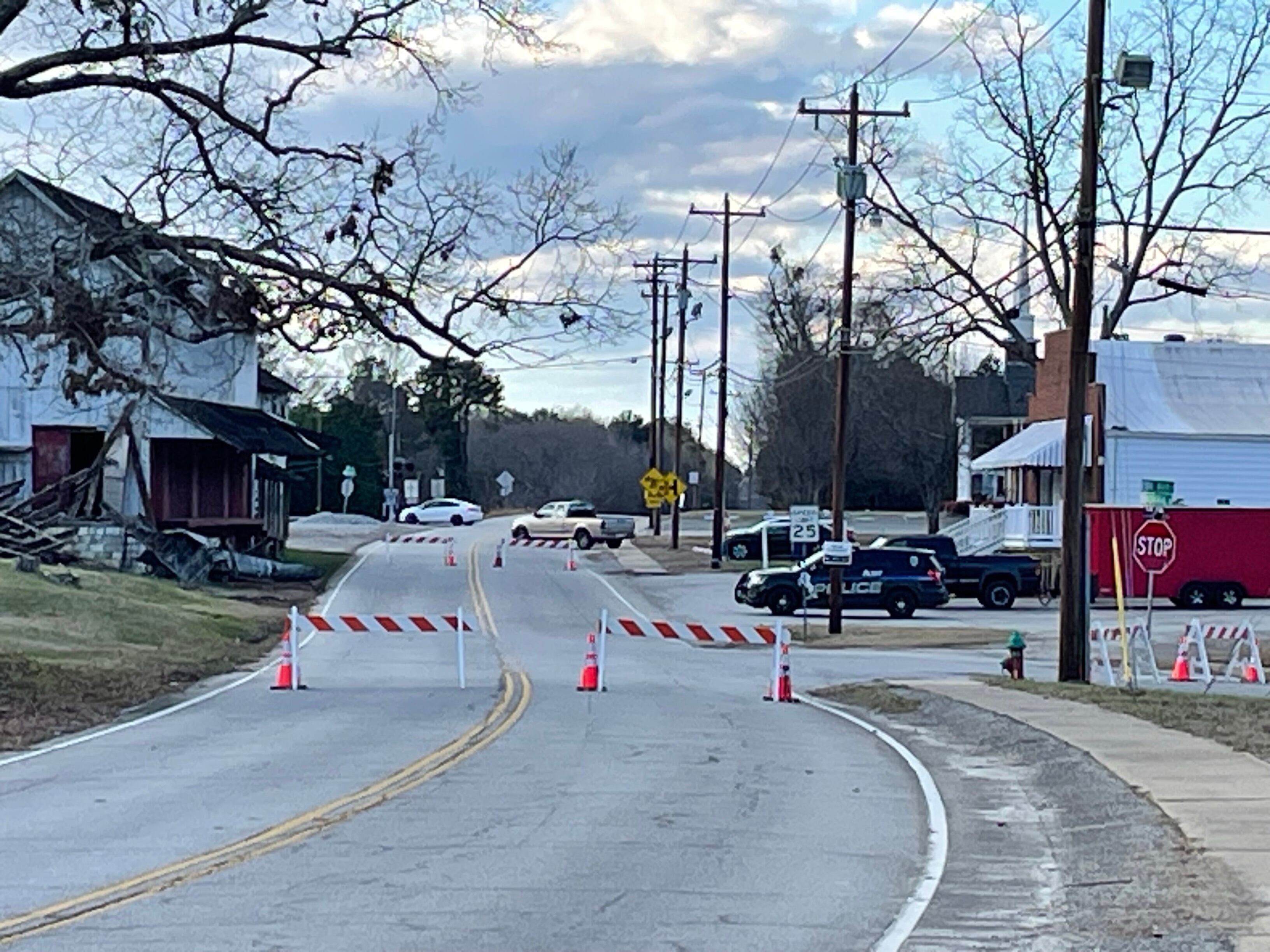 First Alert Traffic: Roads closed due to high winds blowing debris in ...