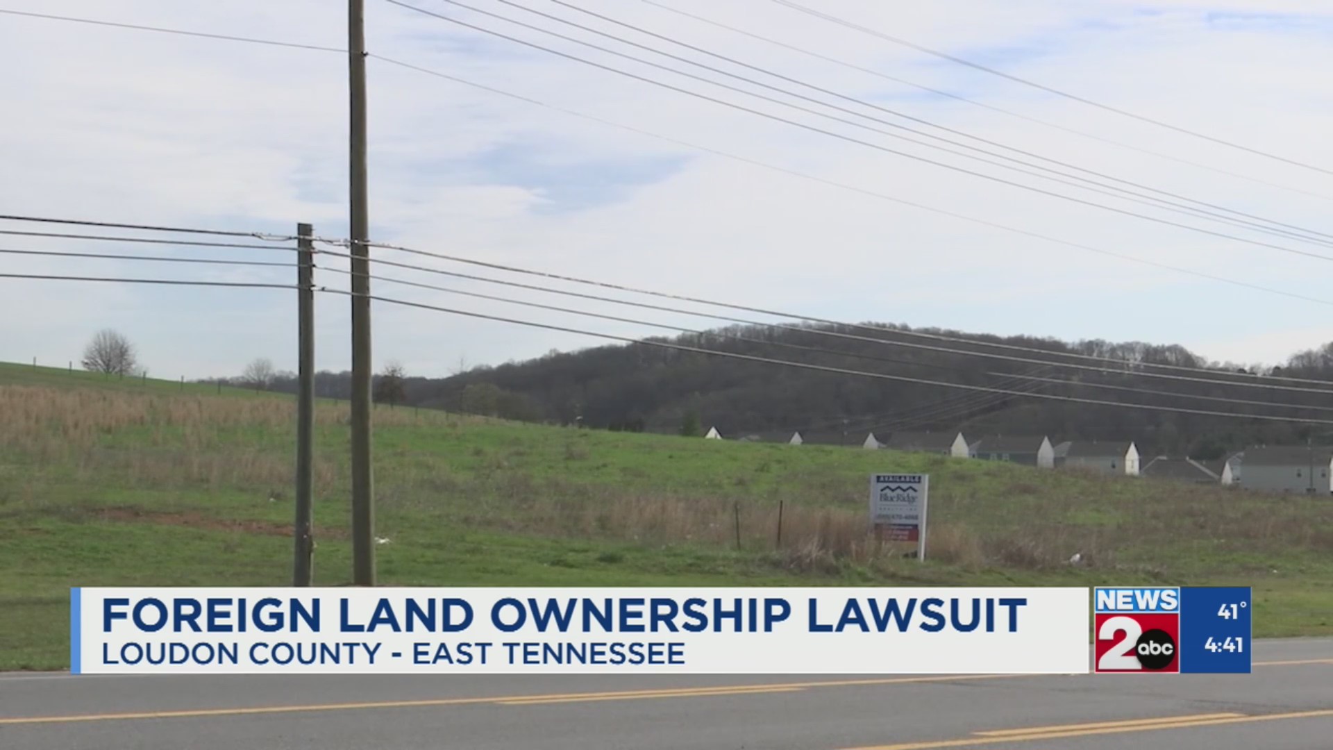 Company files suit over Tennessee's foreign land ownership law